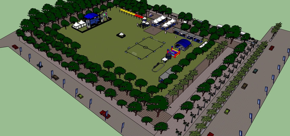 Jasa Pembuatan Design 3D (Event Layout OutDoor/ Indoor, Booth ...