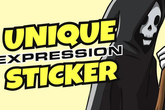 Unique Expression Sticker