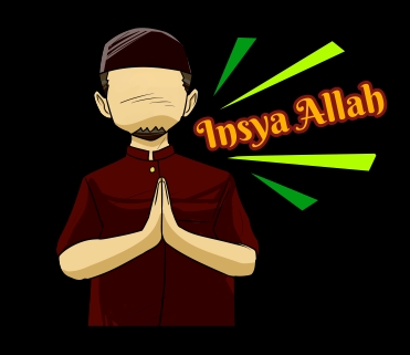 Desain Maskot Islami tanpa muka