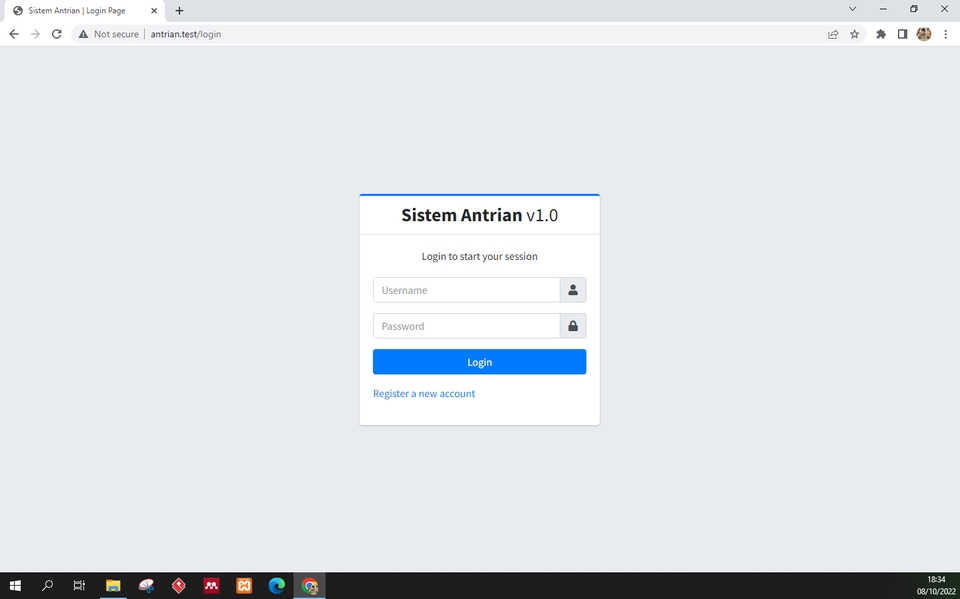 Aplikasi Sistem Antrian untuk tempat umum