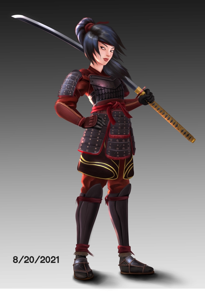 รับออกแบบคาแรคเตอร์ แนว Video Game, Fantasy, Sci-fi แบบ Sami-Realistic