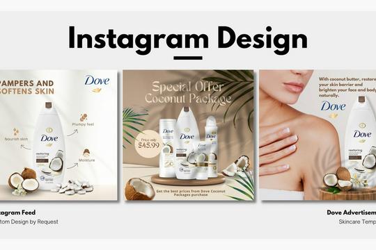 Desain Feed Instagram, Story, Cover, dan Desain Grafis Social Media Lainnya