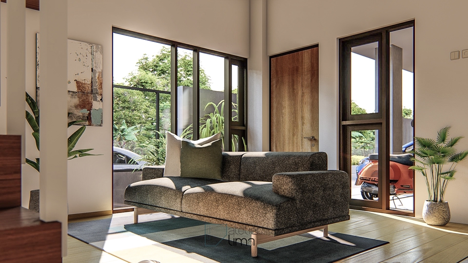 Desain Arsitektur (3D Rendering, Gambar Teknis)