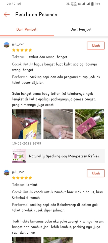 Review Produk / Aplikasi