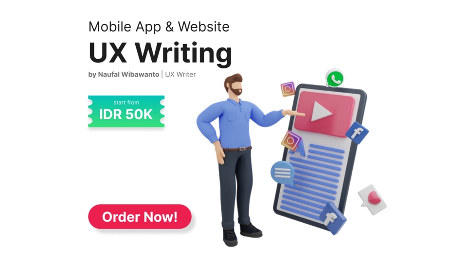 UX Writing for Mobile App and Web