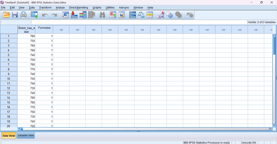 Olah Data SPSS
