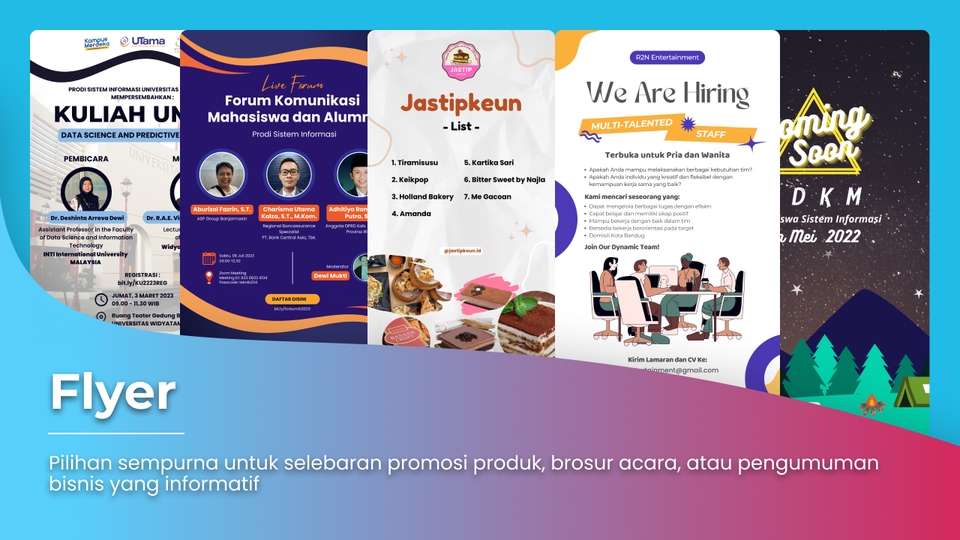 Desain Printing (Poster, Banner, Flyer))