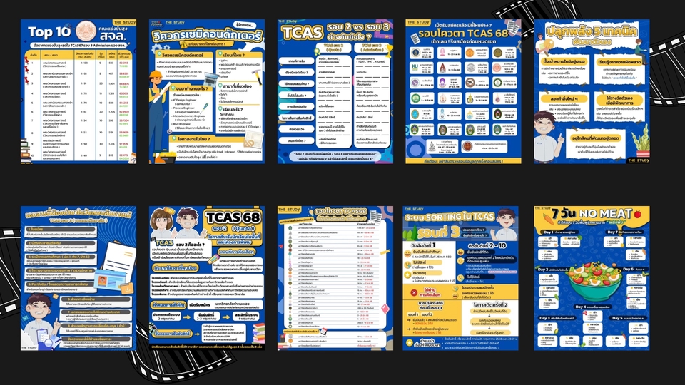 ออกแบบสื่อ infographics , Thumbnails , presentation , Banner