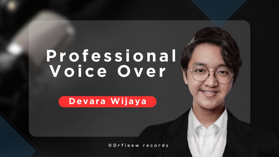 Voice Over Professional Berkualitas! Indonesia-English. Dubber / Voice ...