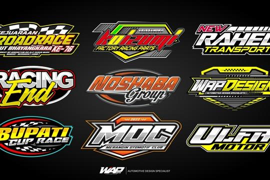 DESAIN LOGO RACING DAN OTOMOTIF