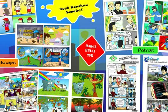 Desain Komik, ilustrasi dan Model Karakter