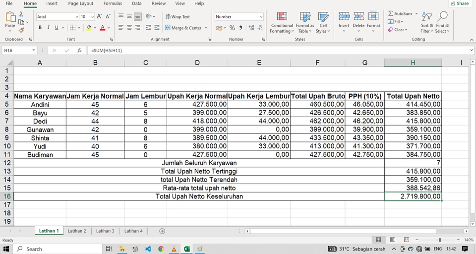 Jasa Data Entry Database dan Excel: Solusi Perumusan dalam Excel. MINAT? HUBUNGI SEKARANG