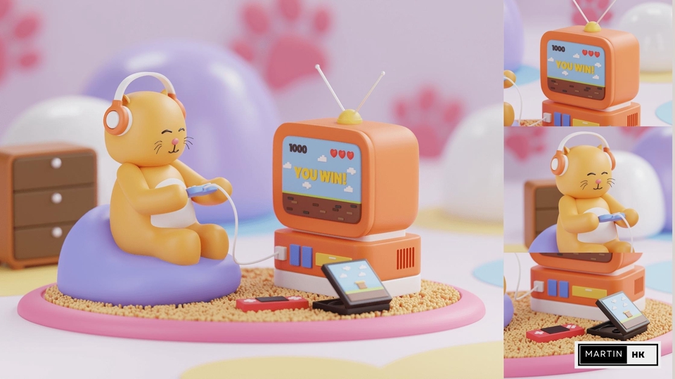 Animation 3D Product Design Modelling Concept - Produk Desain Model Animasi