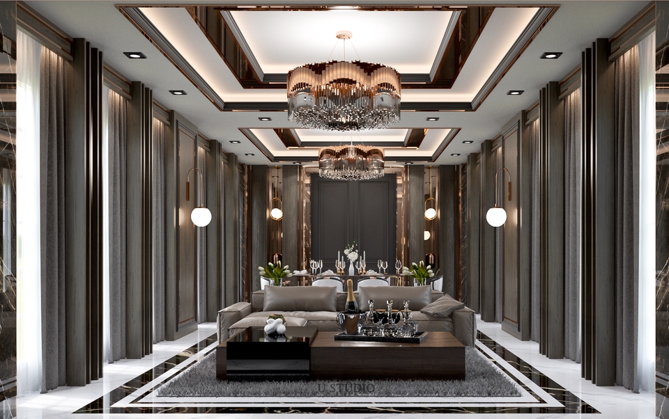 3D Perspective Render Interior