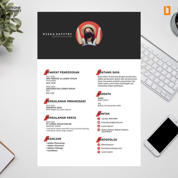 CV Design (CV Kreatif & CV ATS) & Surat Lamaran Kerja