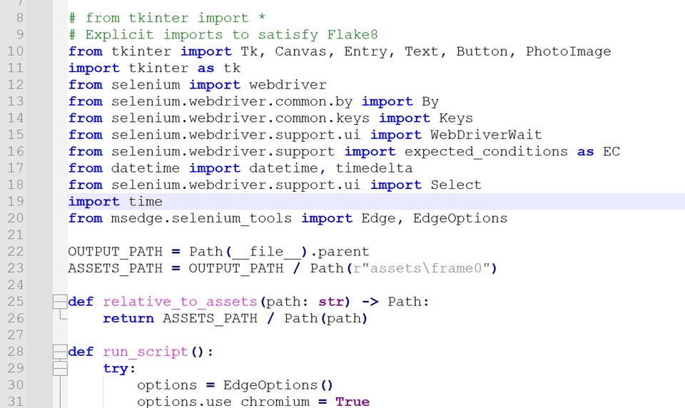 Pembuatan aplikasi python untuk Automate Task atau lainnya