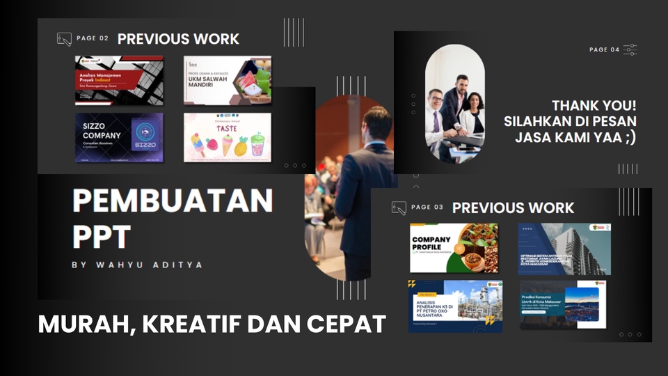 PPT PRESENTASI MURAH & KREATIF UNTUK TUGAS/SKRIPSI/PROFESIONAL