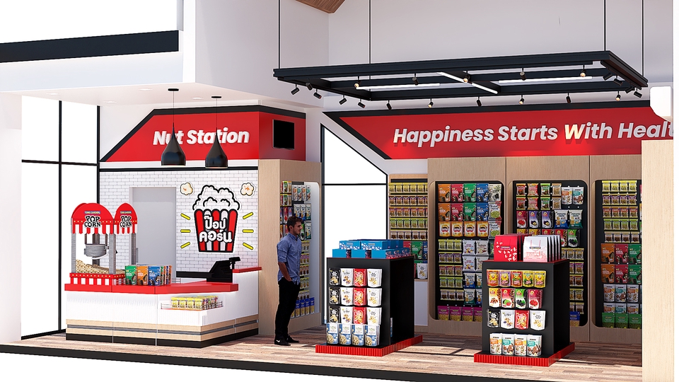 ออกแบบ3Dภายใน shop/booth/ร้านค้า และ อื่นๆ