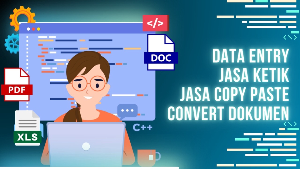 Data Entry/Input Data Excel/Spreadsheet, Jasa Ketik, Copypaste data word dan Convert Dokumen