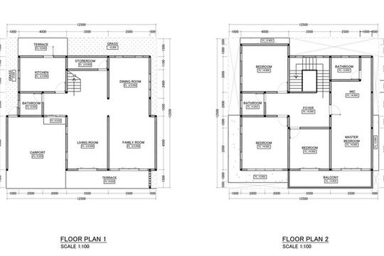 Konsep Denah Layout Rumah