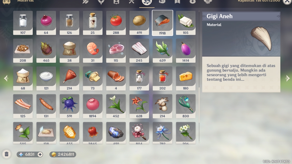 Jasa Joki Farming Resource Genshin Impact