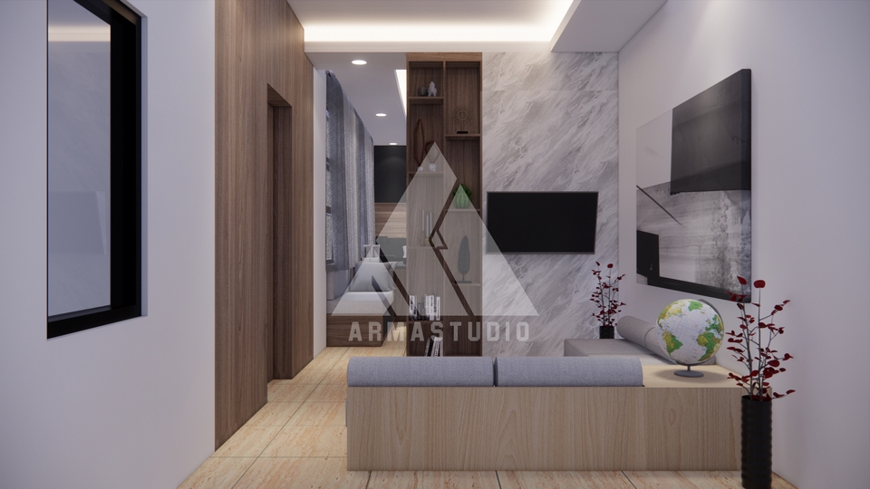 Jasa Desain 3D Interior + Rendering dan Animasi video
