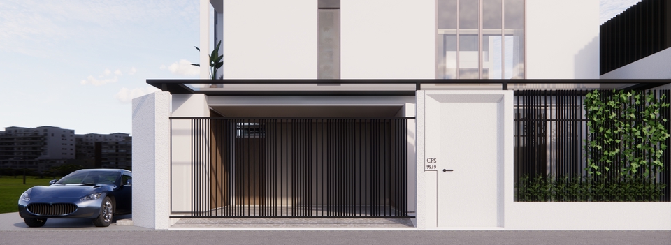 3d perspective , 3d model ,ทำภาพ3มิติ render