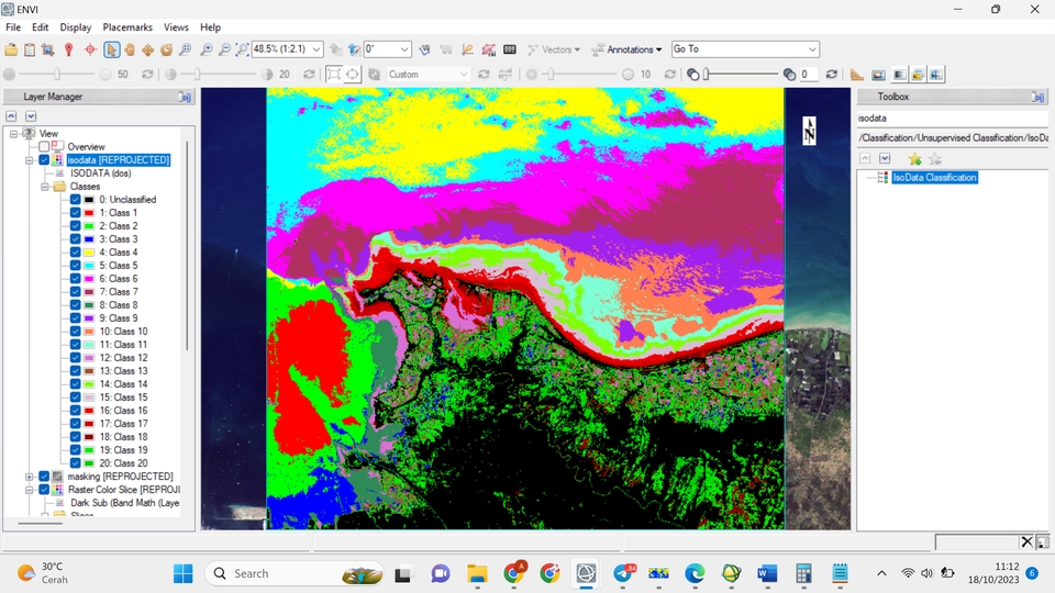 Pemetaan SIG dan Analisis Spasial dari ArcGIS Basis Kelautan