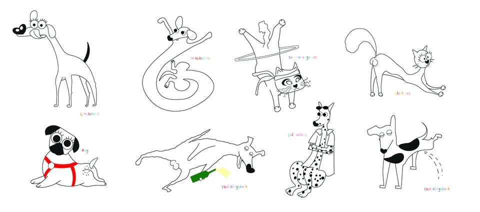 ออกแบบGraphic/illustrator/charactor