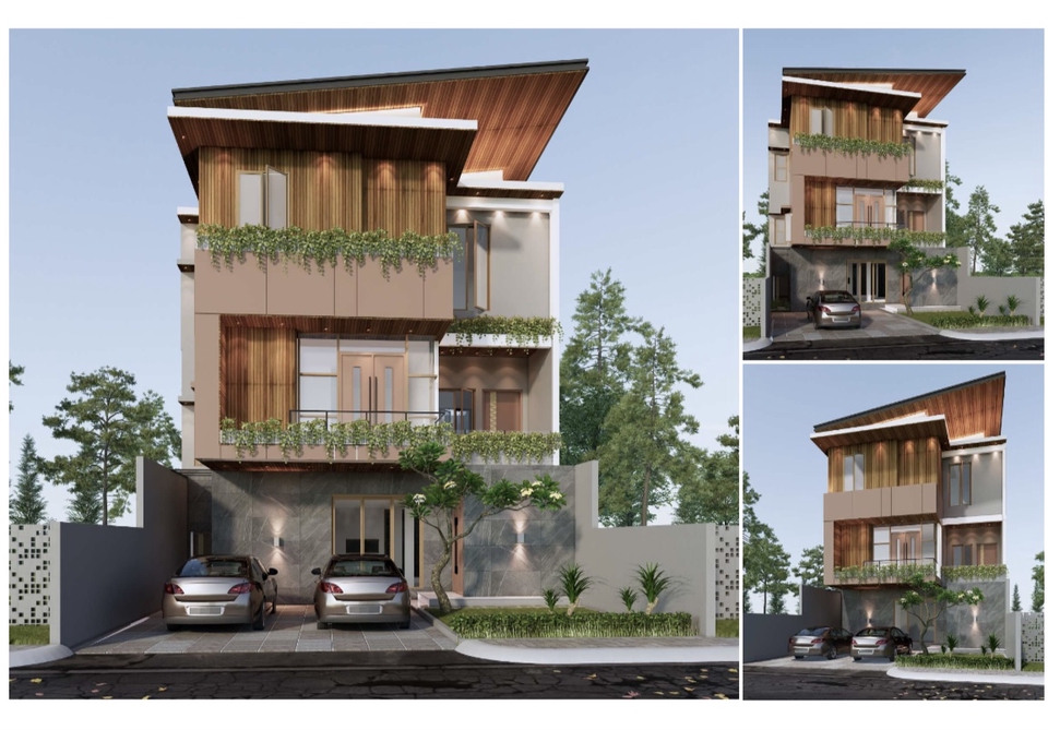Desain Rumah Tinggal Modern Minimalis