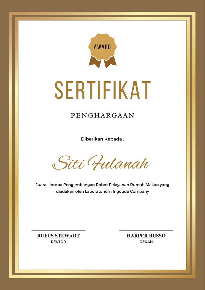 DESAIN SERTIFIKAT 2 JAM JADI