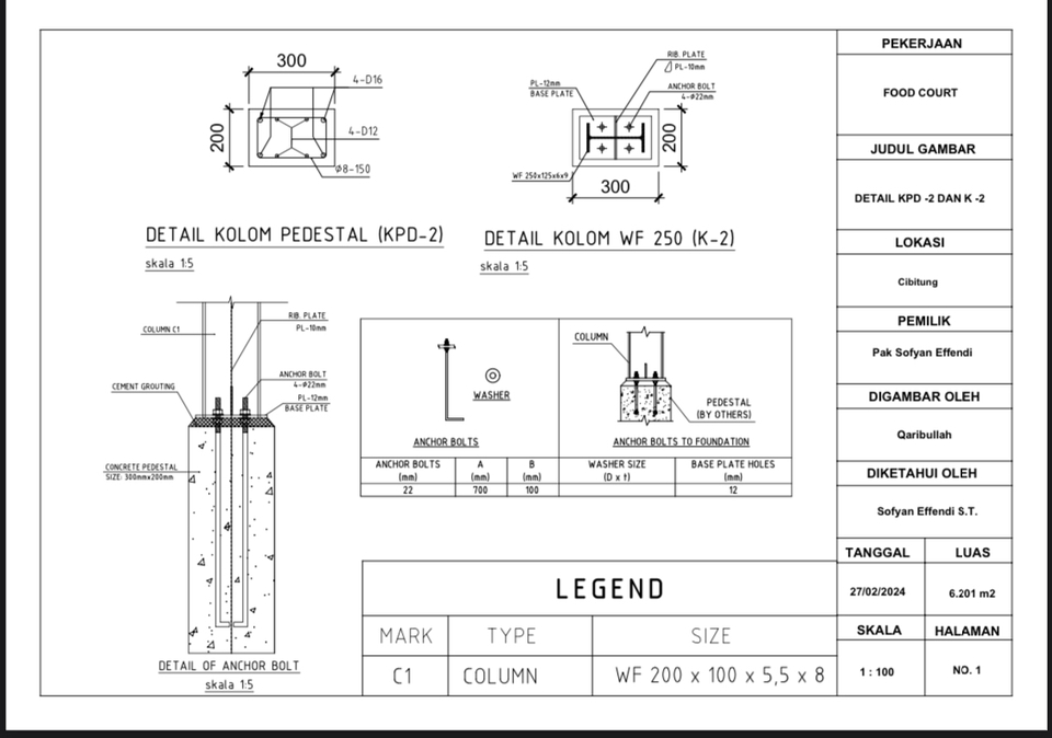 Shop drawing/DED Arsitektur , Struktur , MEP