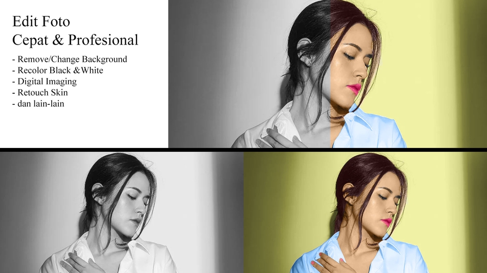 Edit Foto Recolor Hitam Putih