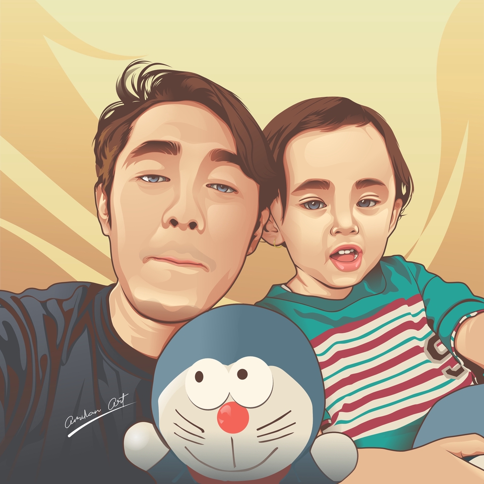 Jasa Ilustrasi Orang Vector Art