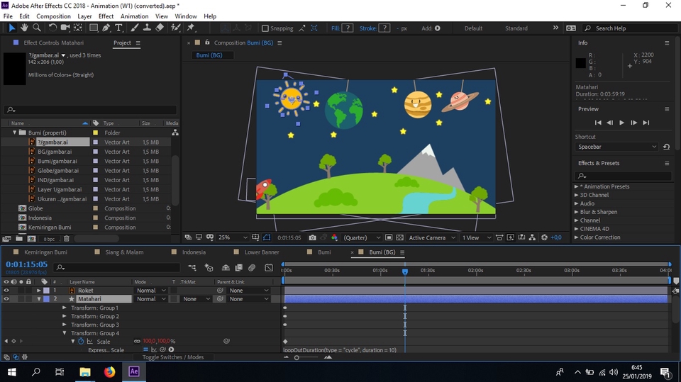Pembuatan Animasi 2D / Motion Graphic