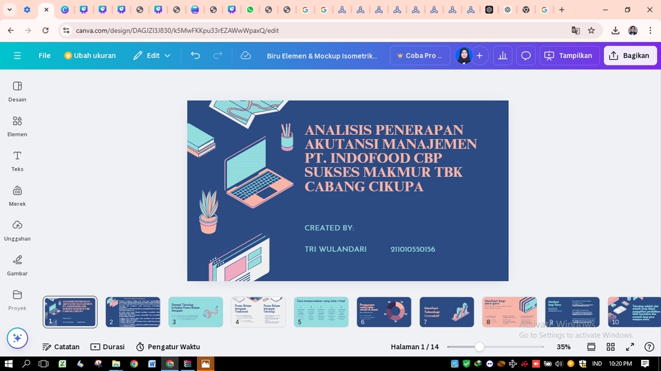 Jasa Pembuatan PPT Aesthetic