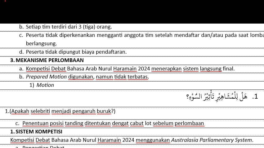 menerjemahkan dialog dan teks arab maupun inggris