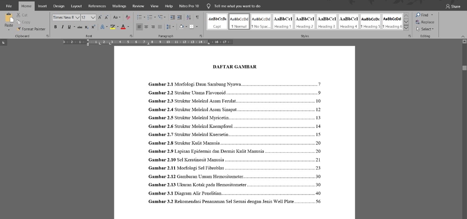 Jasa Formatting Dokumen Word