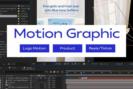 Motion Graphic Logo Motion, Product, Bumper, Lower Third, Reels, Tiktok