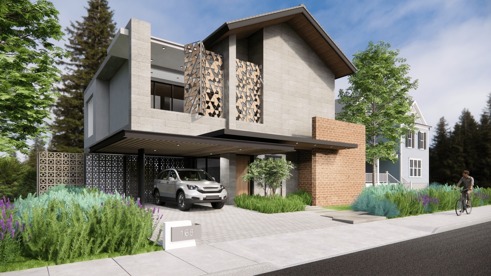 Render 3D Perspective Exterior & Masterplan