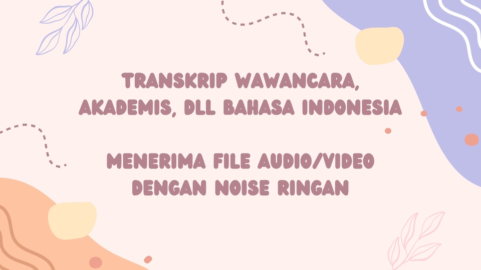 Transkrip Audio dan Video Bahasa Indonesia Cepat Akurat