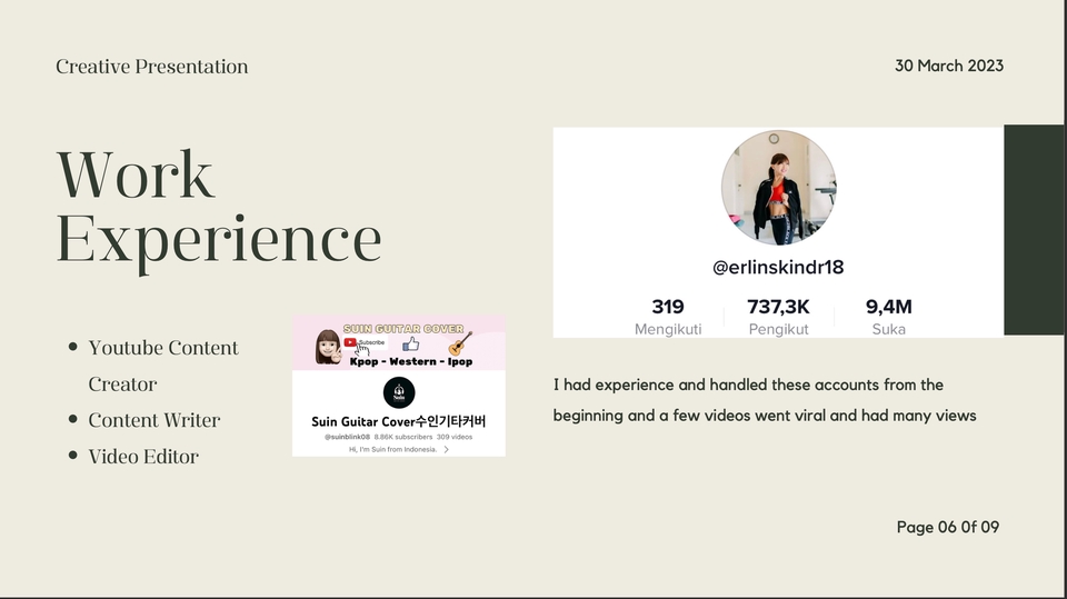 Pembuatan skrip konten Tiktok/Instagram - Yorsha