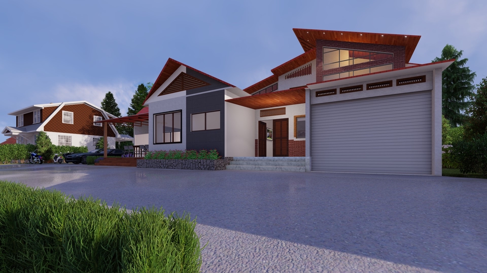 Render 3D Perspektif Interior dan Exterior Cepat dan Murah