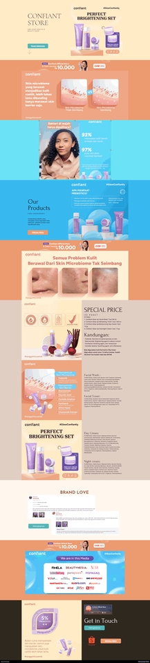 Desain custom Canva Website