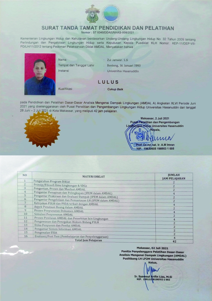 Penyusunan Dokumen Lingkungan seperti UKL-UPL, Amdal, Dan Pertek