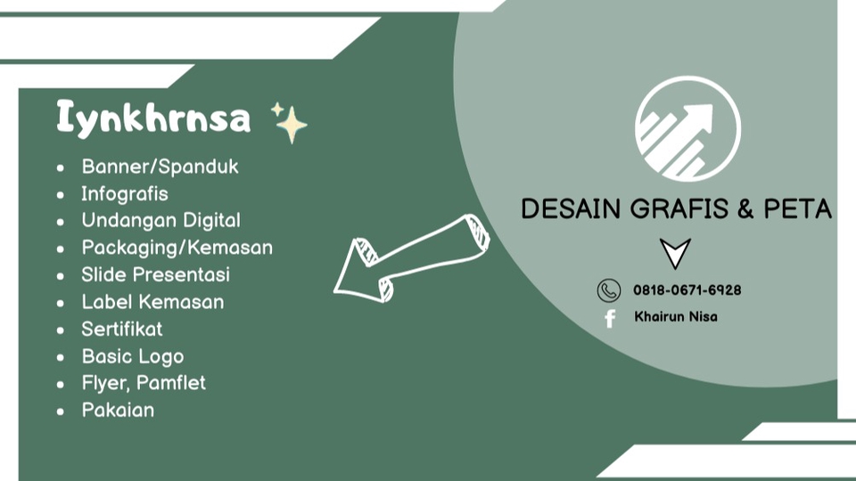 Desain Banner/Spanduk desain minimalis dan modern