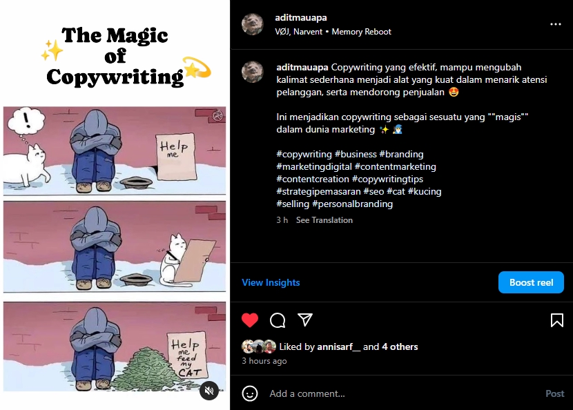 Jasa Penulisan Caption Sosmed UMKM Yang Meningkatkan Brand Awareness