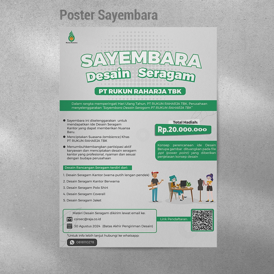 Poster Desain & Infografis Modern Style