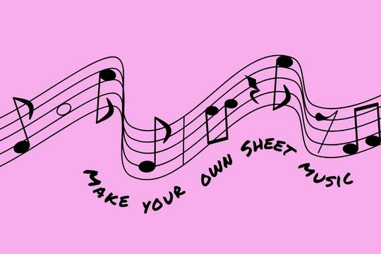 Pembuatan partitur musik