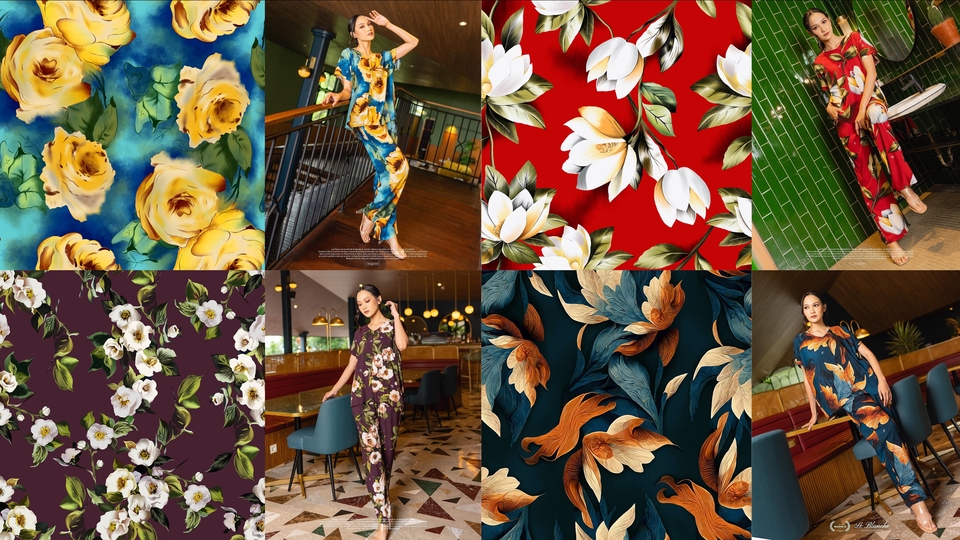 Design Pattern Textile untuk produk fashion